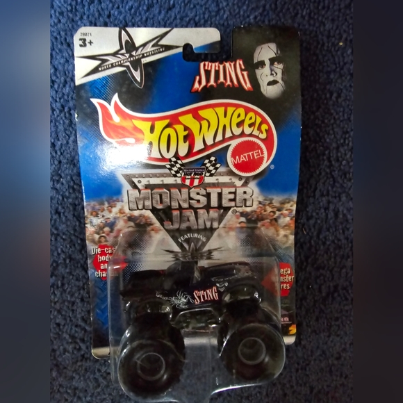 WWE | Toys | Sting Wcw Hot Wheels Monster Jam Rare Factory Sealed ...